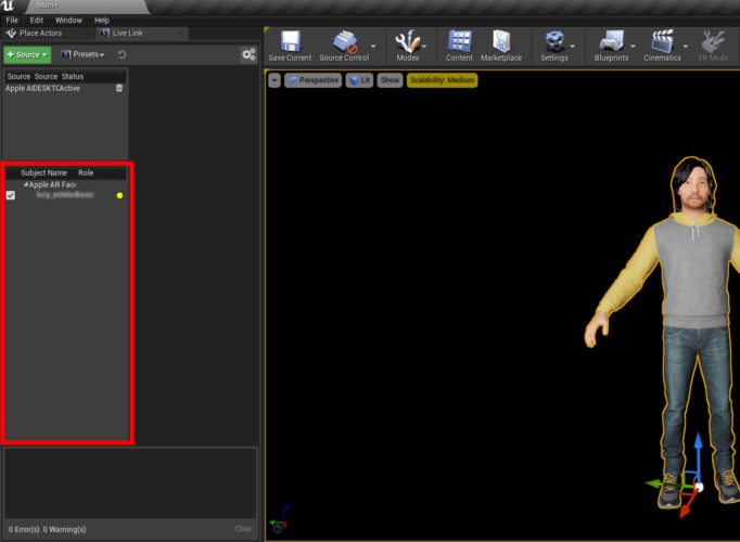 Unreal – Animating Your Metahuman with Live Link Face | Lucy's Tech Dev Blog